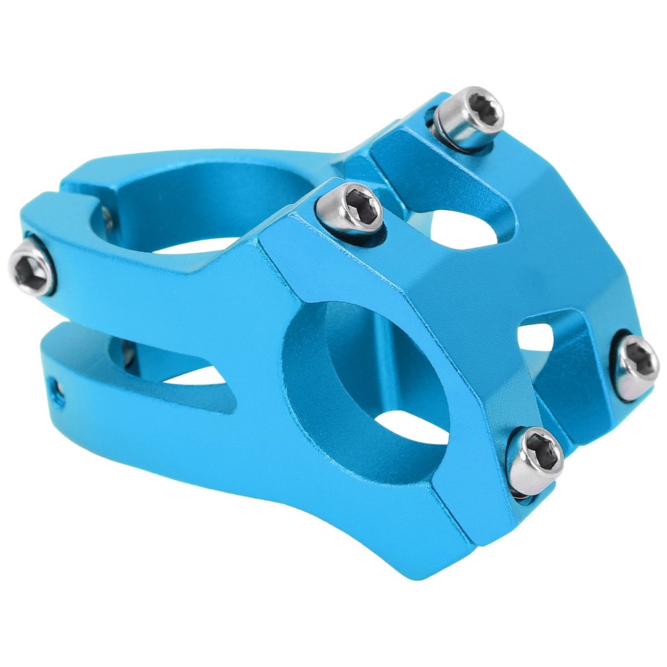 ↑New (Blue)LUNJE 25.4x35MM Bike Handlebar Short Stem Riser Aluminum ...