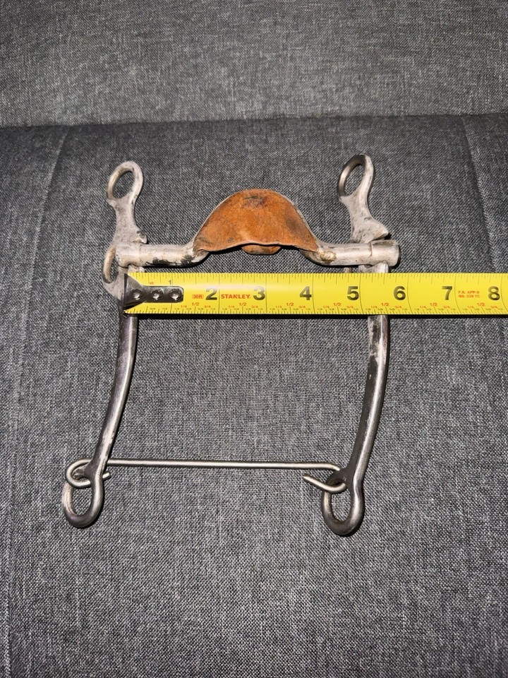 High Quality Long Shank Western Horse Curb Bit, Copper Hood Port Roller ...