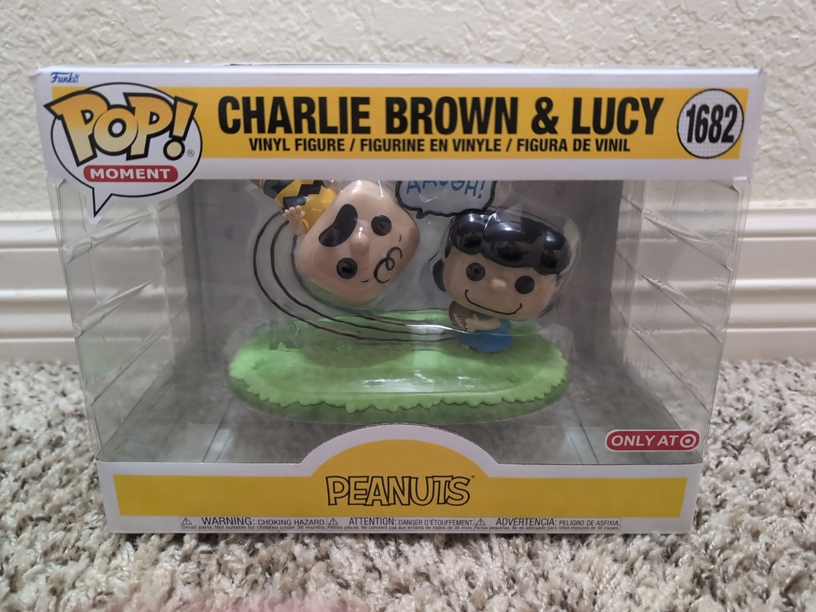 Funko Pop! Moments: Peanuts - Charlie Brown & Lucy - Target (Exclusive ...