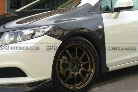 New Carbon Fiber OEM Front Fender kits For Honda 9th Civic 12-14 FB2 ...