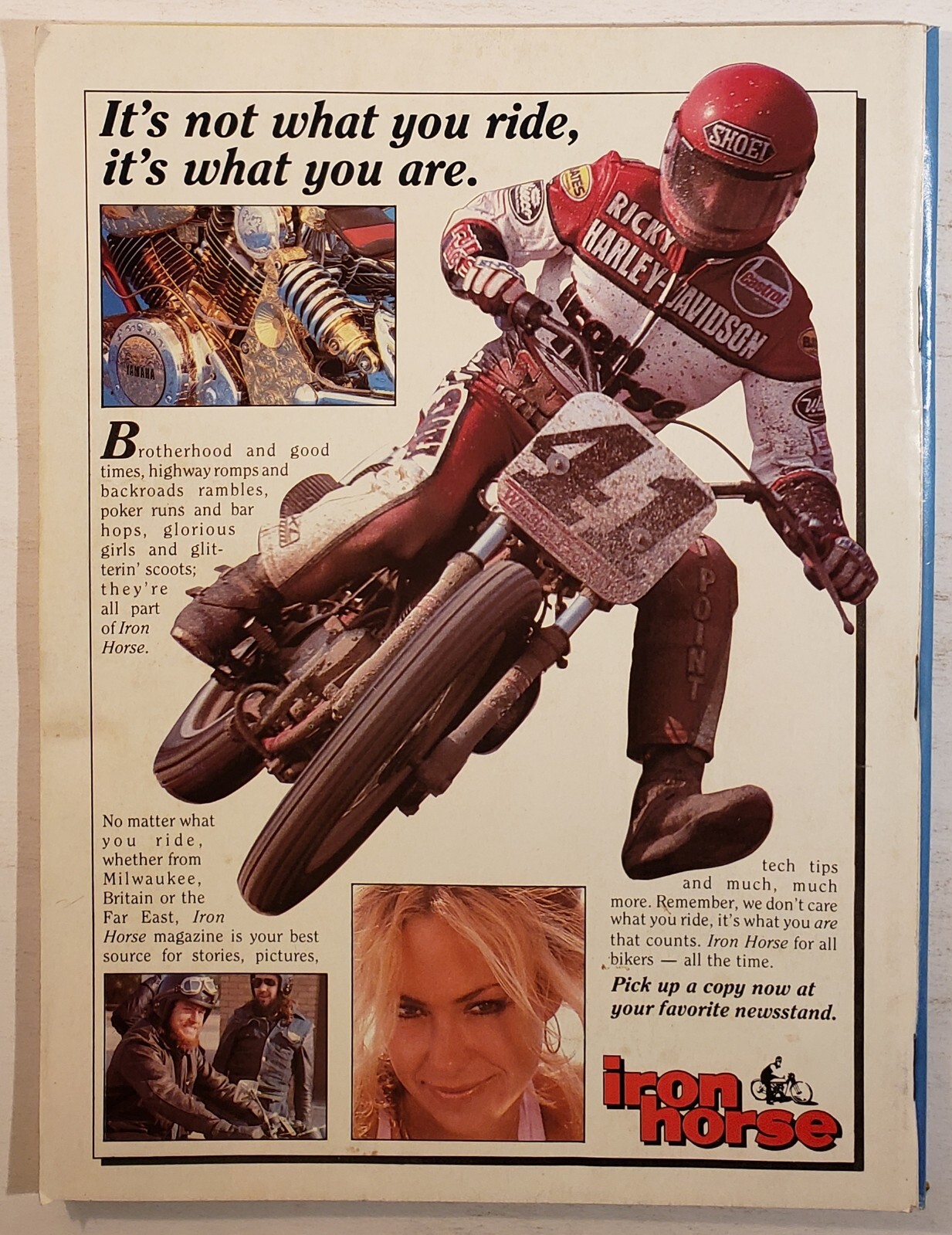 Easyriders Magazine June 1983 Speedway Choppers David Mann Centerfold ...