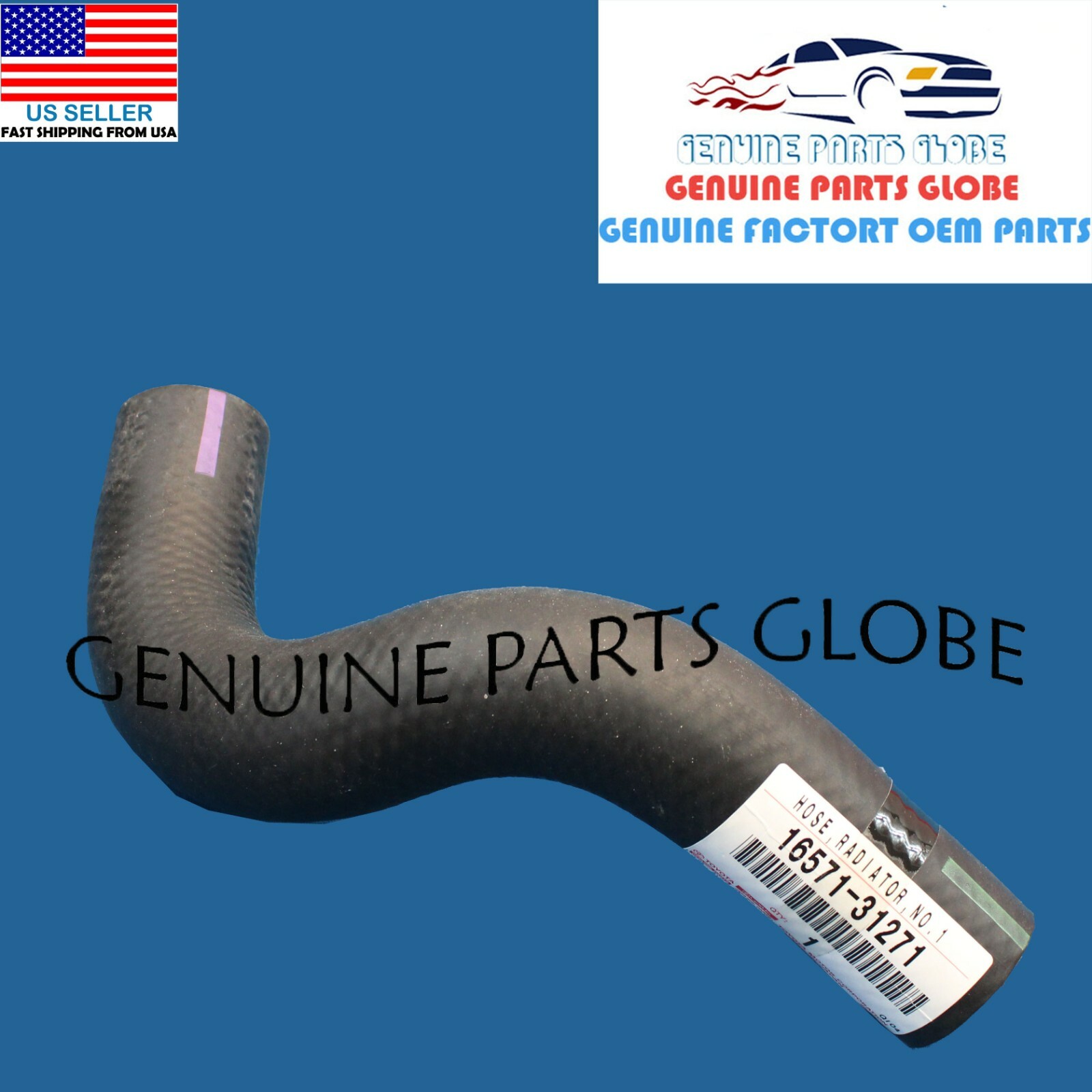 GENUINE OEM TOYOTA 10-23 4RUNNER 4.0L UPPER RADIATOR COOLANT HOSE 16571 ...