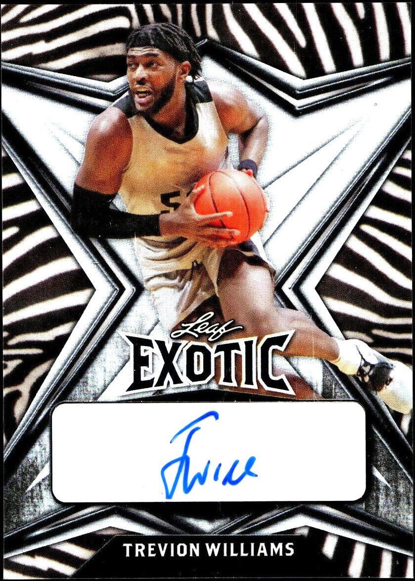 2022-23 Leaf Exotic - Trevion Williams #BA-TW1 Snakeskin Diagonal ...
