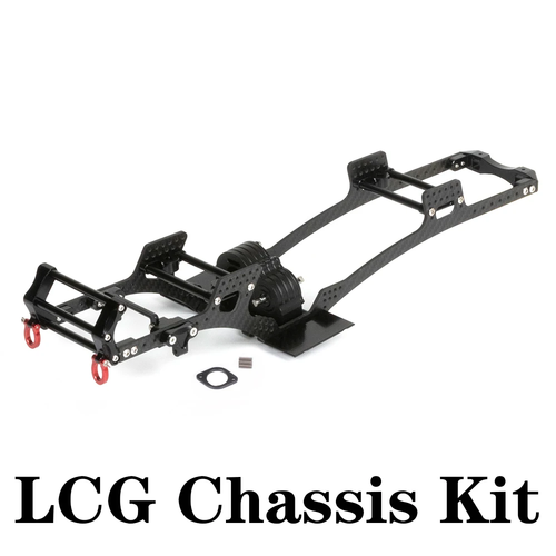 Carbon Fiber LCG Chassis Kit Frame V2 for 1/10 RC Crawler Capra TRX4 ...
