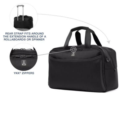 New Travelpro Crew™ Classic UnderSeat Tote Weekender Bag Black | eBay