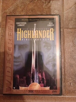 Highlander (DVD, 1997, 10th Anniversary Directors Cut) Fantasy ...