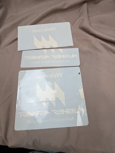 Hughes Airwest Airlines Authorized Travel Agent Sticker Vintage | eBay