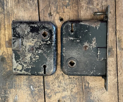 2 Antique Door Locks Vintage Door Jam Lock | eBay