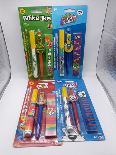 Mike & Ike Froot Loops Jolly Rancher & Icee Scented Pens Highlighter ...