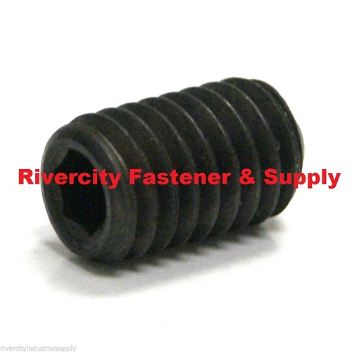 (100) M4-0.7x5 or 4mm x 5mm Socket Set Screw Flat Point Alloy Steel ...