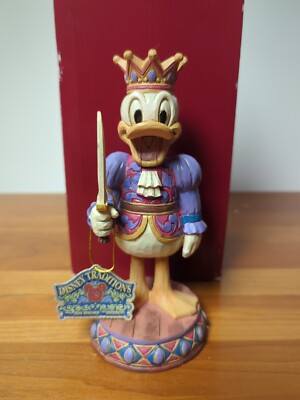 Disney Traditions DONALD DUCK NUTCRACKER Jim Shore Reigning Royal ...