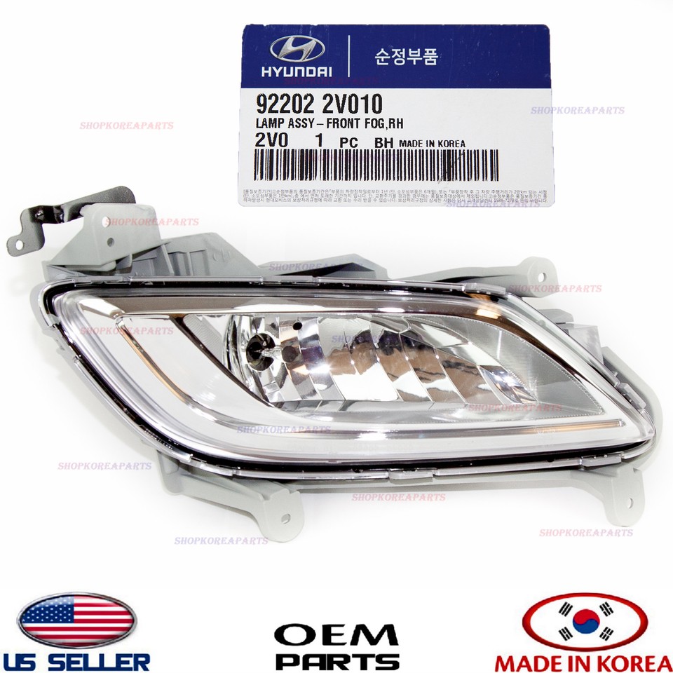 Genuine Front Fog Light Lamp RIGHT Passenger Side OEM Veloster BASE ...