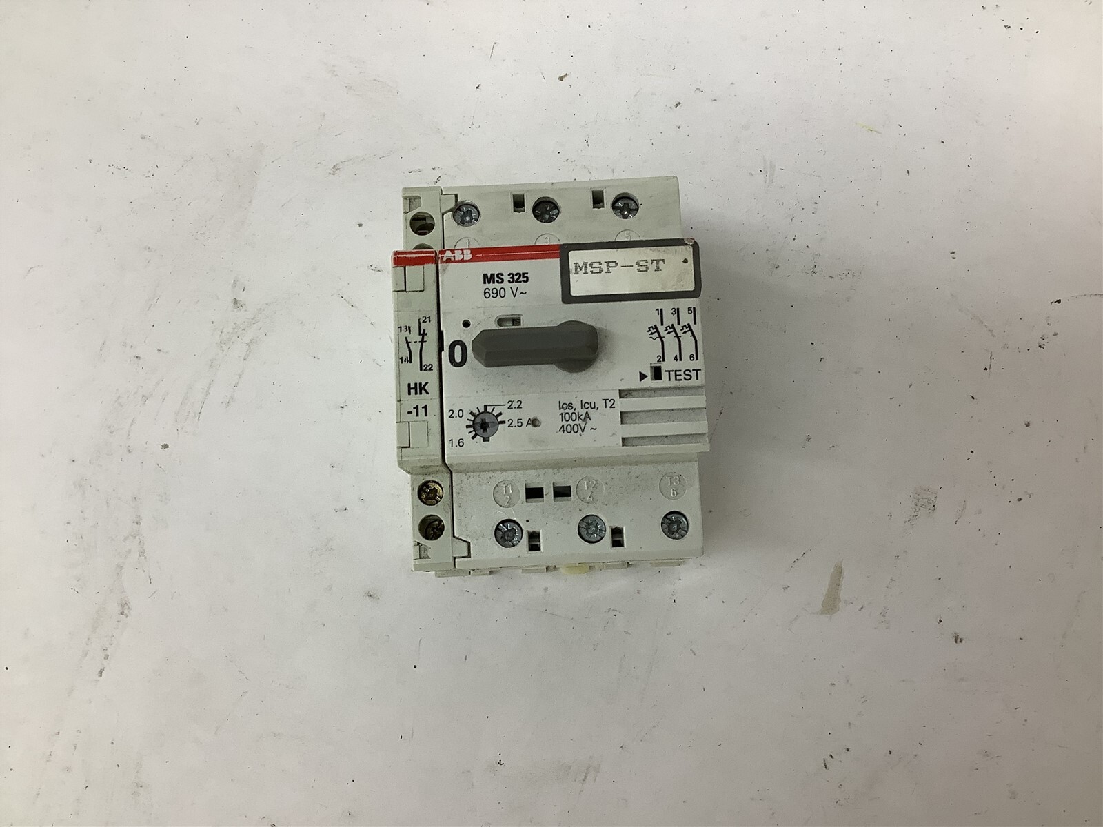 ABB MS325 W/ HK-11 Manual Motor Starter 1.6-2.5 A 690V | eBay