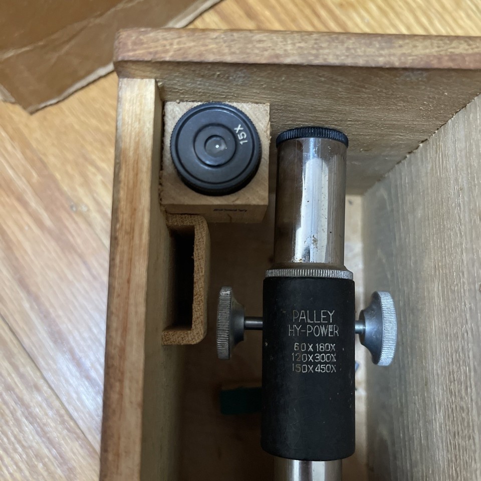 Vintage Palley Hy-Power Microscope | eBay