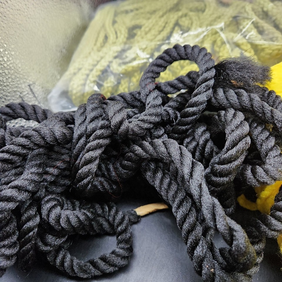 Macrame Korde Scrap Leftover Yarn 5 Colors Various Size Vintage | eBay