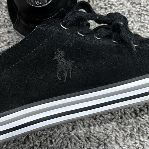 Polo Ralph Lauren Harvey Shoes Men’s 9.5 Boat Preppy Beach Skate Black ...