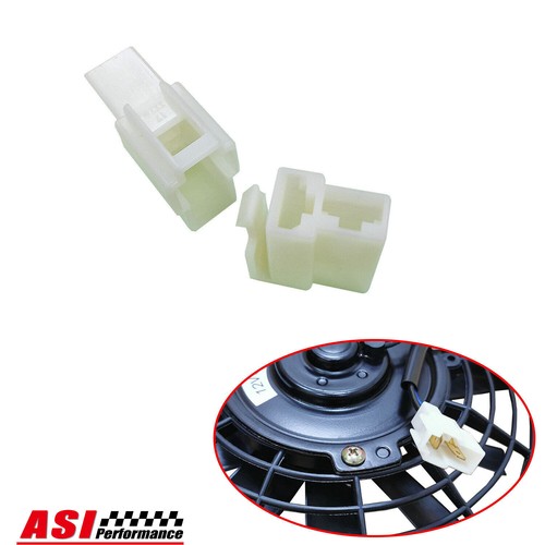 2-Pin Female Radiator Fan Connector Housing Plug For 12" 14" 16 ...