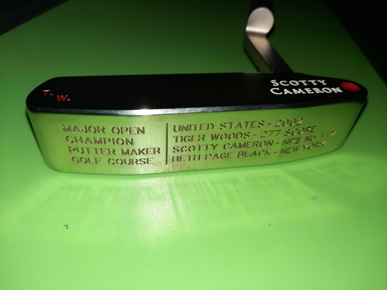Titleist Scotty Cameron Tiger Woods US Open Bethpage Putter Site '25 ...