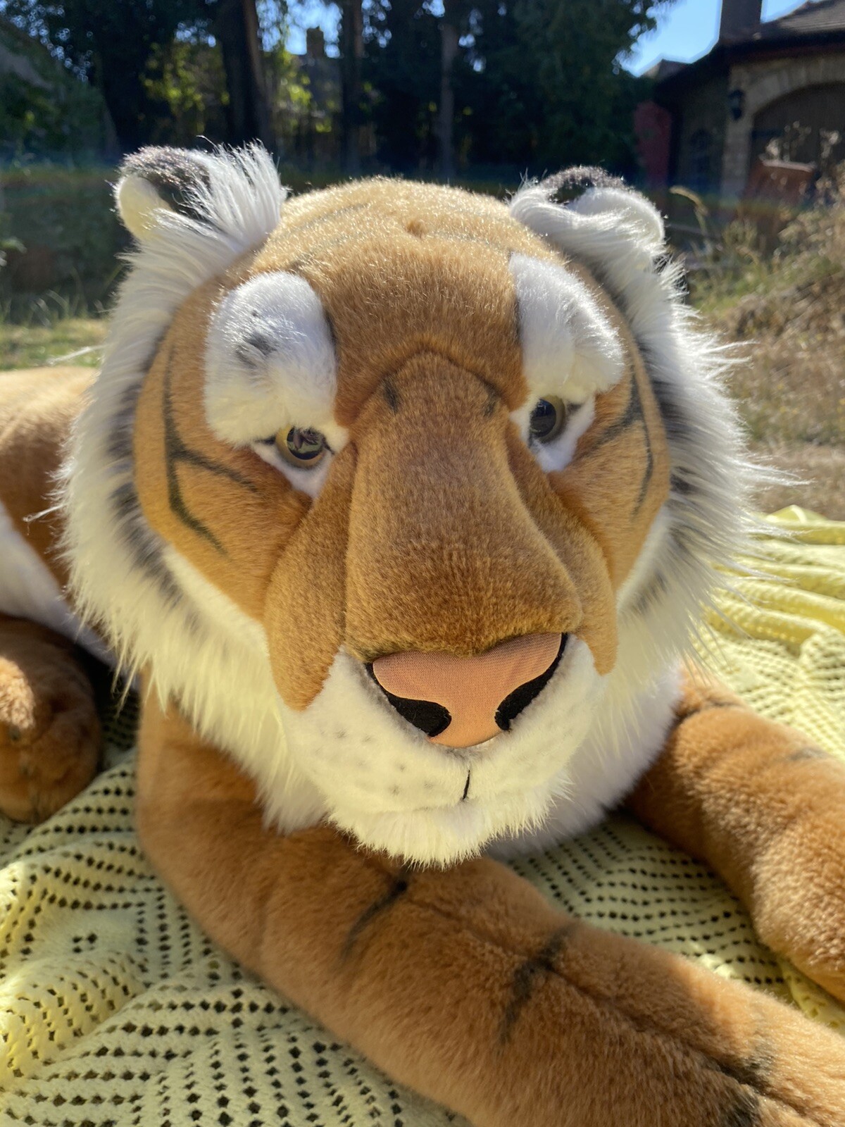 GIANT Tiger Plusy Toy HAMLEYS ORIGINAL | eBay UK