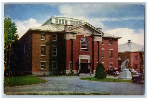 c1950's Gymnasium Bowdoin College Building Classic Cars Brunswick Maine Postcard | eBay