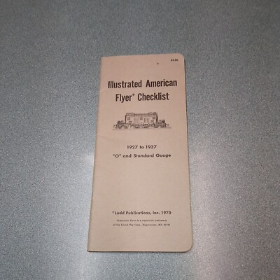 Illustrated AMERICAN FLYER Train Checklist 1970 | eBay