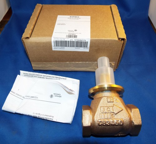 JOHNSON CONTROLS Globe Valve, 2-Way, 1/2 In, NPT 41P853 | eBay
