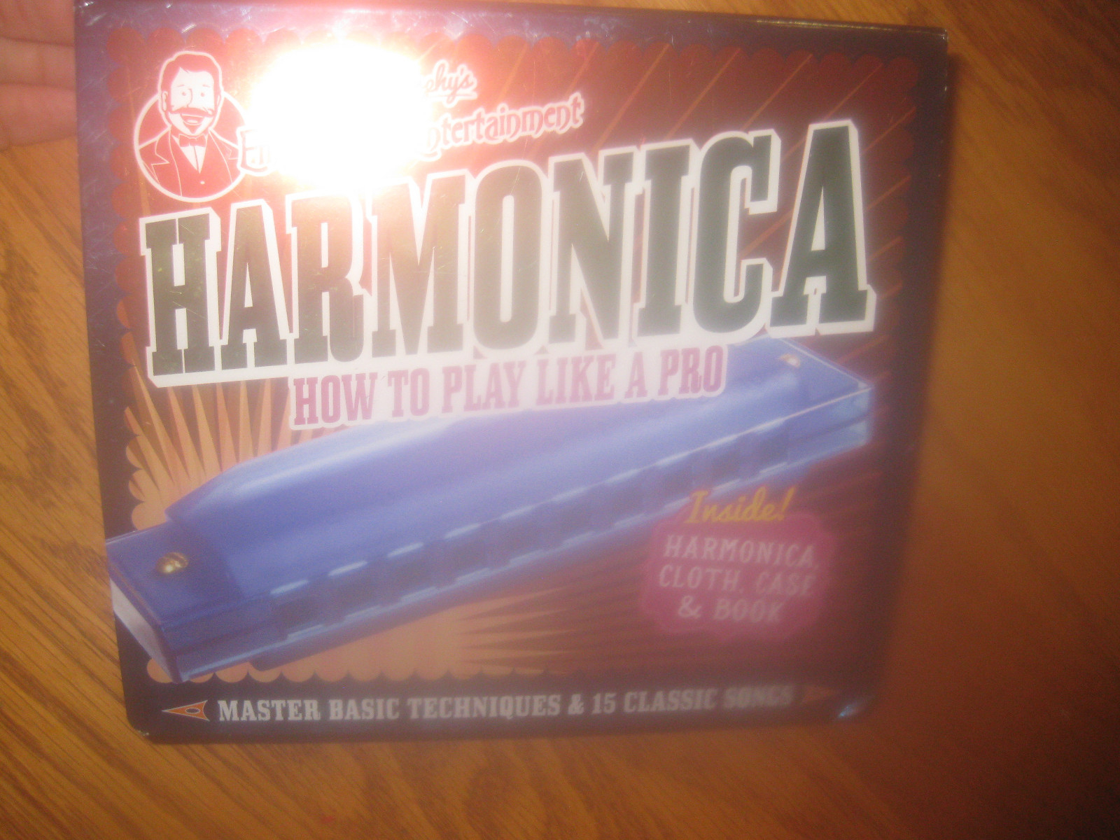PROFESSOR MURPHY'S HARMONICA NIB W/CLOTH,CASE & BOOK BY PARRAGON,INC ...