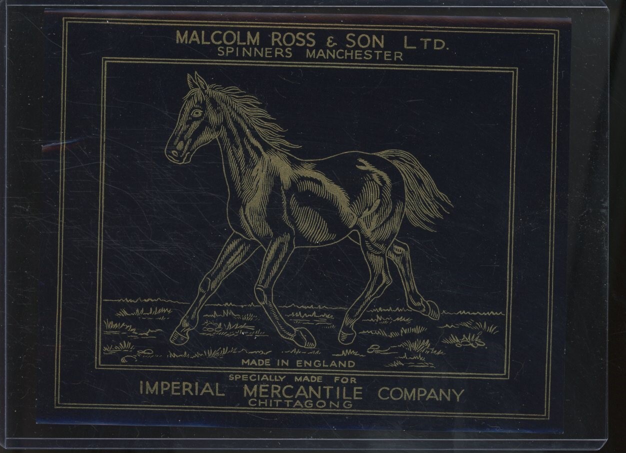 Malcolm Ross & Son Horse Label Imperial Mercantile Company England | eBay