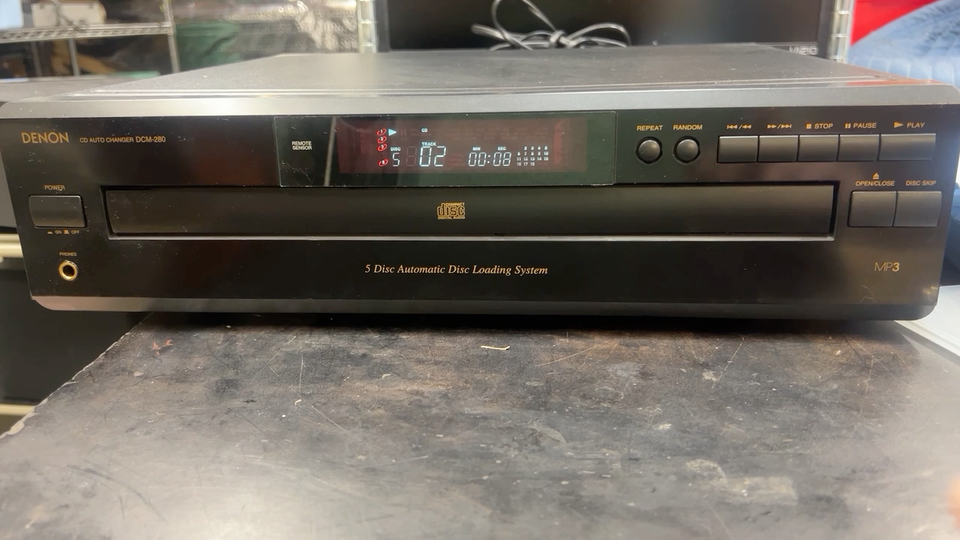 Denon DCM-280 CD Changer 5 Disc Player - No Remote | eBay