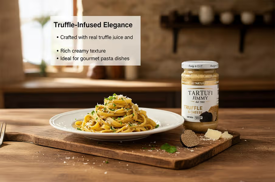 Tartufi Jimmy Truffle Cheese Paste Sauce 180g 100% Natural Italy Made ...