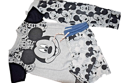 D6 BABY GAP Disney 4T MICKEY MOUSE Lot Knit Shirt Pants Sweats Shorts Outfit Set | eBay
