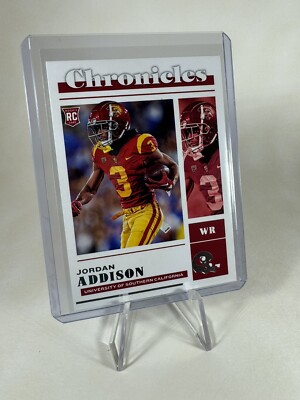 Jordan Addison Base Rookie RC 2023 Chronicles Draft Picks Card 7 ...