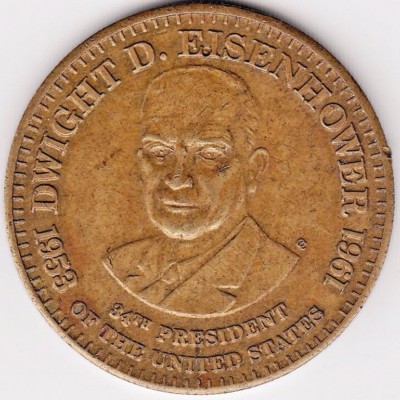 USA / Dwight Eisenhower 34th President Hero Of World War II Medal ...