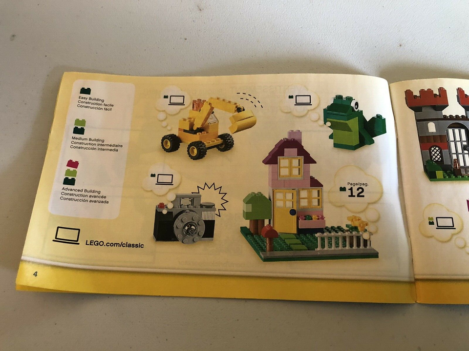 2015 Lego Classic 10698 Large Creative Brick Box 790 pieces Incomplete ...