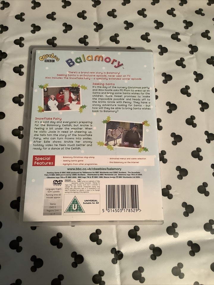 Rare Cbeebies Balamory Seeking Santa Christmas Dvd Tested Uk Seller | eBay