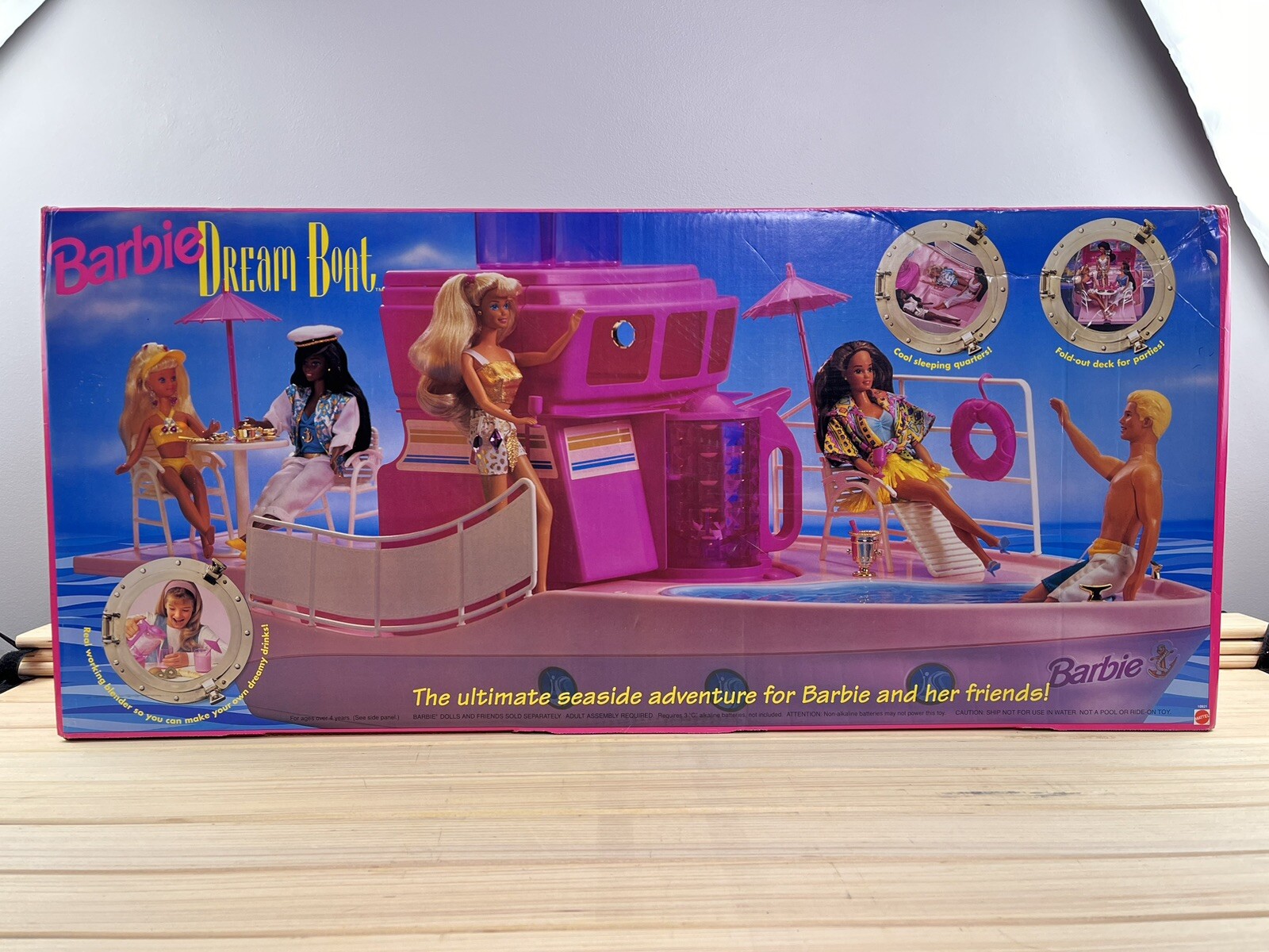 NEW Sealed Vintage Mattel 1994 Barbie Dream Boat VERY RARE PLAYSET ...