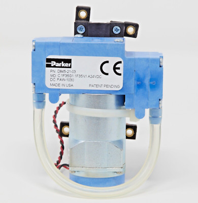 Parker D845-21-03 Dual-Head Miniature Diaphragm Pump 24VDC w/ Mount ...