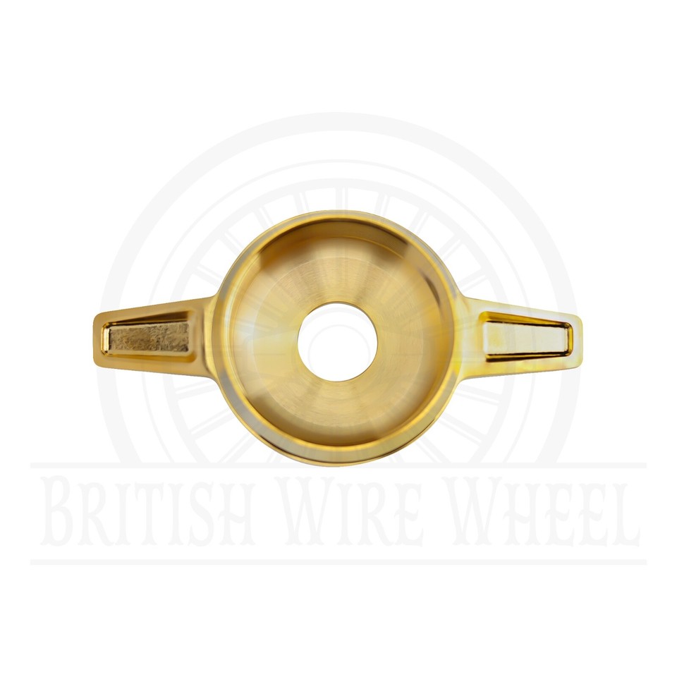 Gold KO Spinner Caps with Zenith Gold & Black Wire Wheel Chip Emblems ...