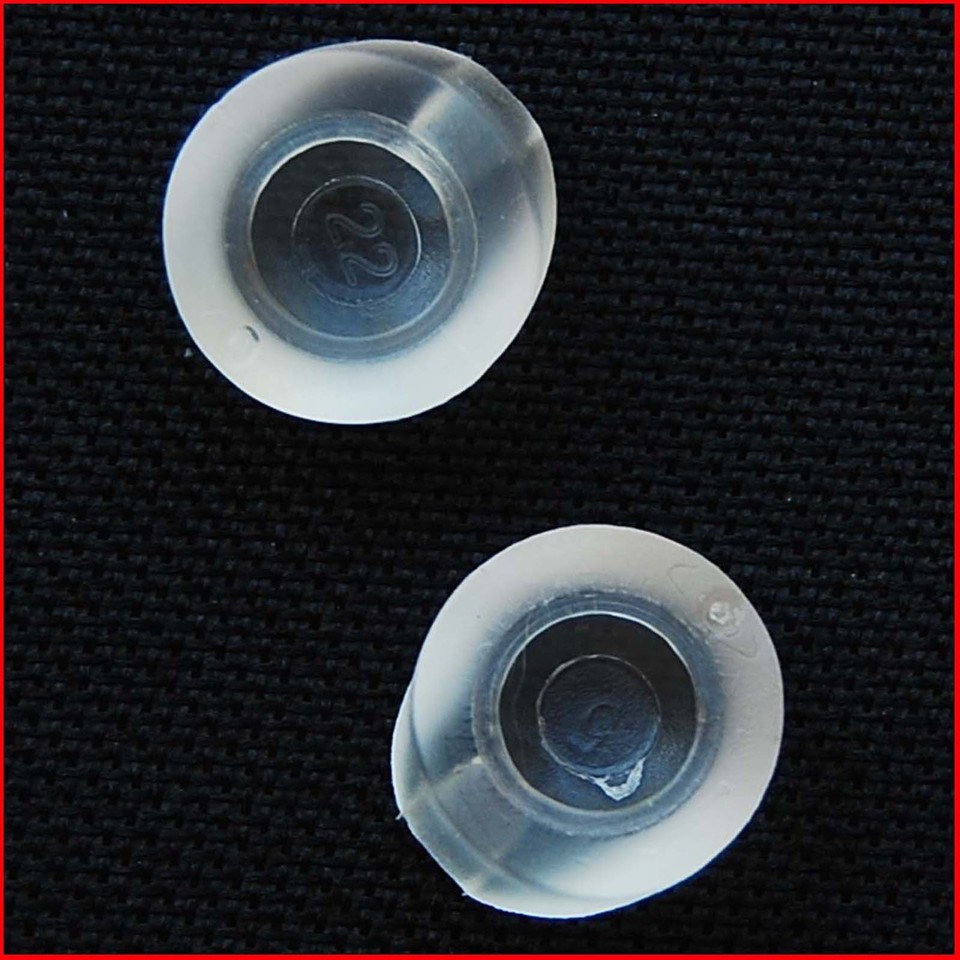 2 EARGELS NEW SMALL ORIGINAL GENUINE OEM JABRA HEADSET EAR BUD GEL GELS ...