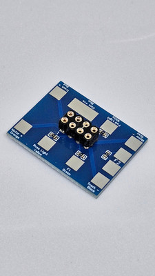 DCC NEM652 8-Pin socket with hard wiring solder tabs adaptor WITH LED ...