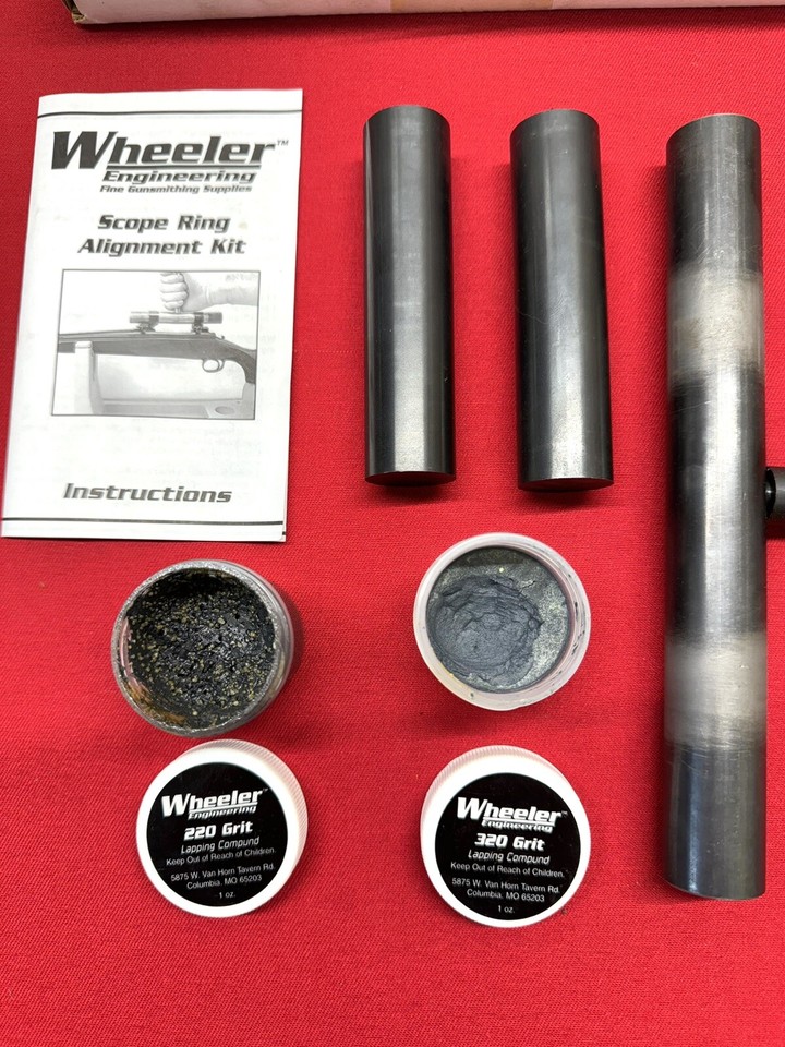 wheeler scope ring alignment and lapping kit 1” Tubes | eBay