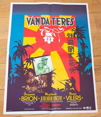 VANDA TERES Affiche cinéma 60x80 JEAN-MARIE VINCENT, VANIA VILERS ...