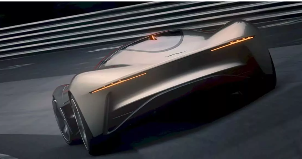 Jaguar Concept Car HyperCar SuperCar w/Race Wheels Custom Built1 ...