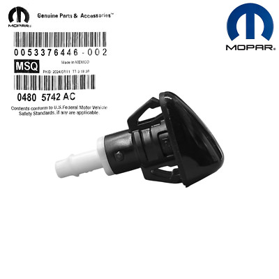 Chrysler Dodge Ram Windshield Washer Nozzle 4805742AC Genuine MOPAR OEM ...