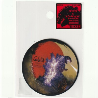 GODZILLA x B-Side Label Sticker Godzilla Heat Ray Circle Kaiju Monster ...