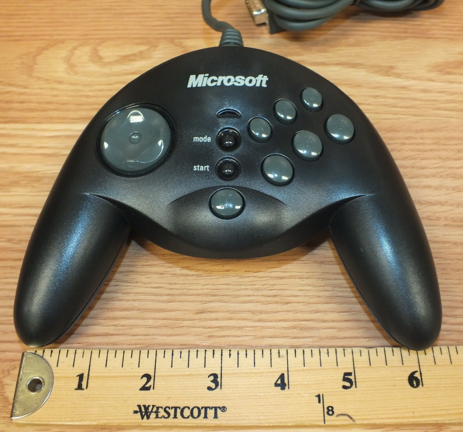 Genuine Microsoft (90873) Sidewinder Black Wired Controller / Game Pad ...