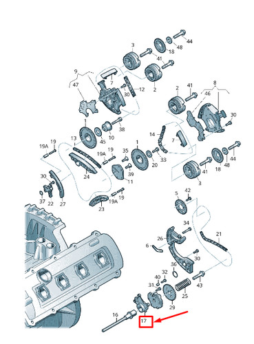NEW AUDI A4 AVANT B8 ENGINE CHAIN GUIDE CARRIER PLATE 06E109360A | eBay