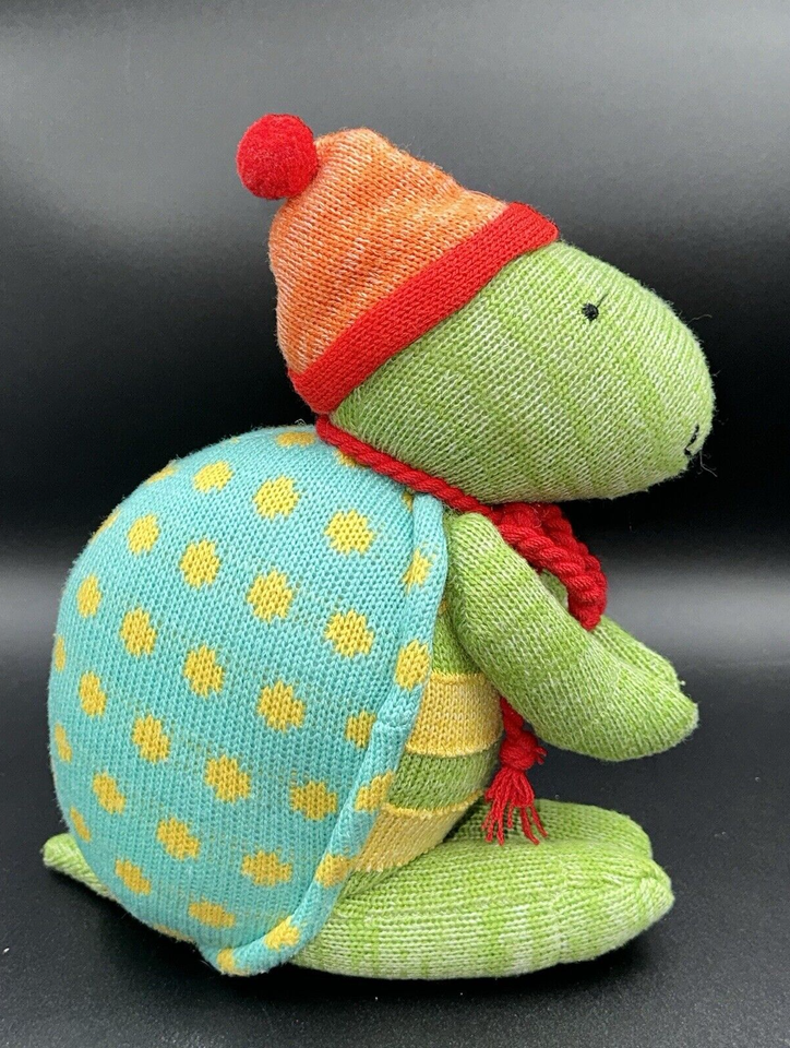 Sock Turtle Plush 9” Toy Stuffed Animal Toy w/Magnetic Hands & Feet ...