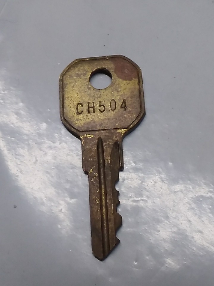 HURD Co. # CH504 CH 504 Trunk Padlock Lock Key USA Desk Drawer Cabinet ...
