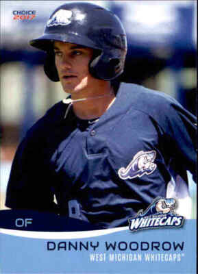 2017 West Michigan Whitecaps Choice #25 Danny Woodrow Wilmette Illinois ...